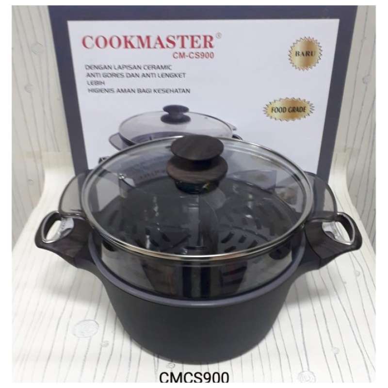 Jual Cookmaster Cmcs900 24Cm Casserole Die Cast Steamer Panci Pot ...