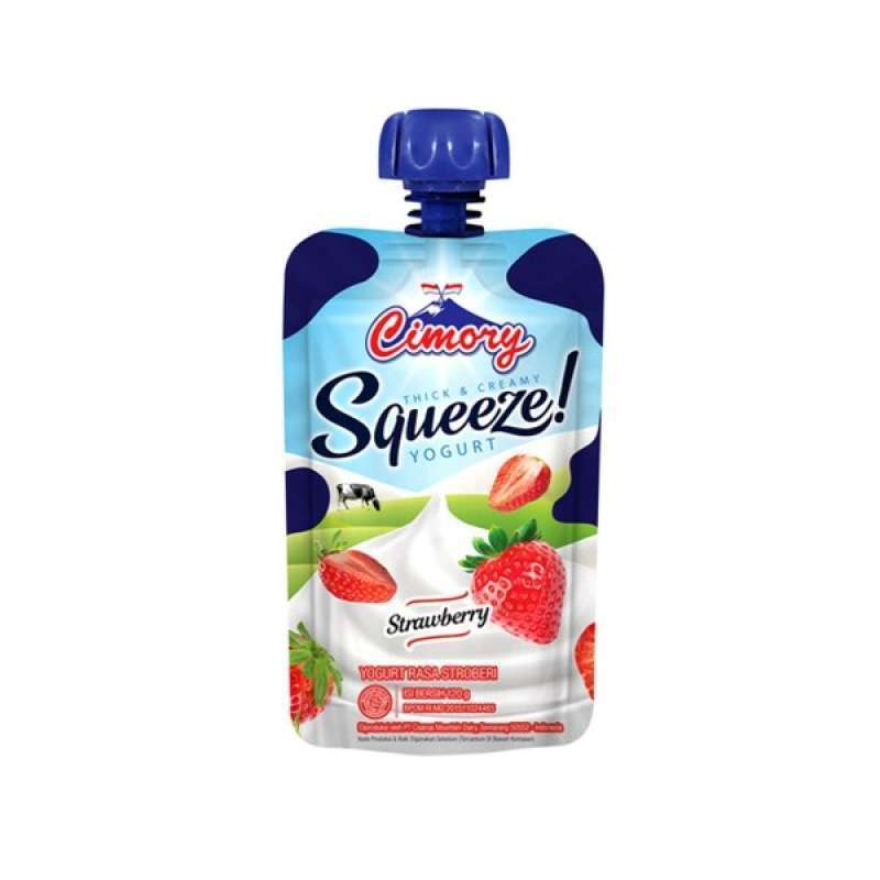Jual Cimory yoghurt squeeze strawberry 120ml di Seller Ranch Market ...