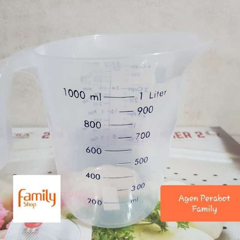 Promo GELAS UKUR / TAKARAN / GELAS TAKAR 1 LITER OWL PLASTIK FOOD GRADE ...