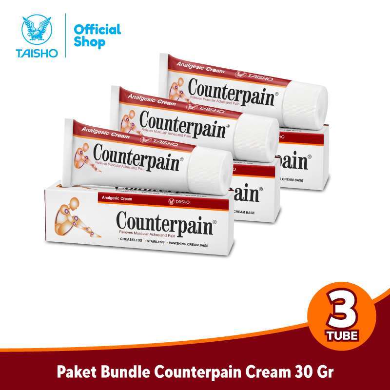 Jual Taisho Paket Bundle Counterpain Cream 30 Gr - 3 Pcs di Seller ...