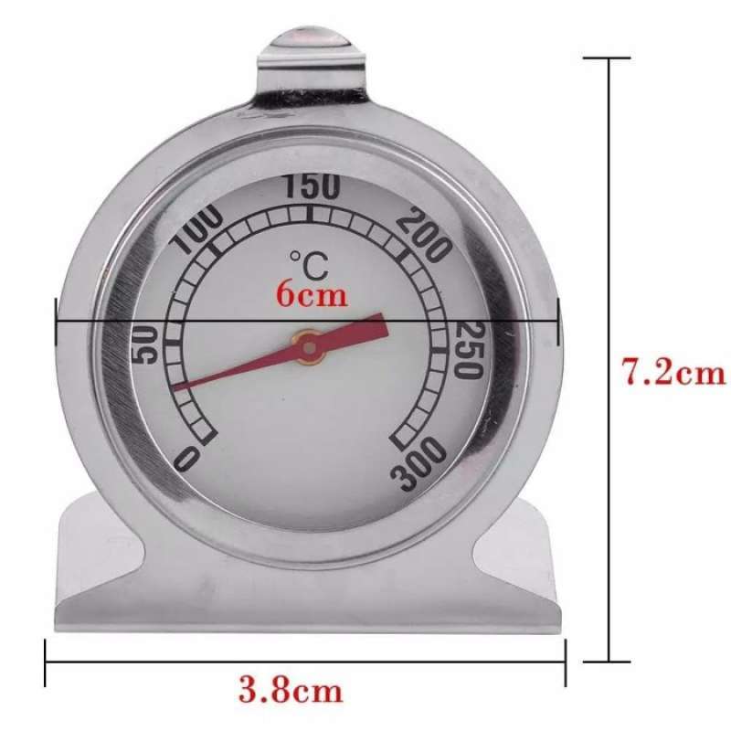 Jual TERMOMETER OVEN ANALOG STAINLESS STEEL OVEN THERMOMETER di Seller ...