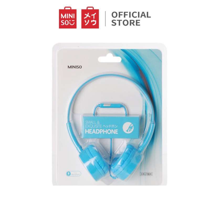 Jual MINISO Headphone Headset Earphone On Ear Headphone Bando berkabel ...