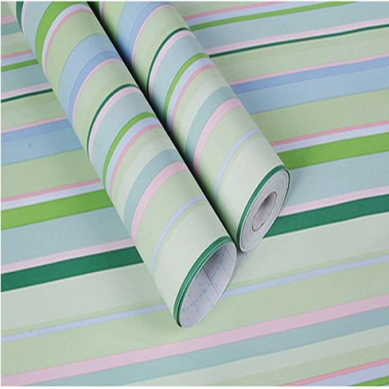 Jual Home Wallpaper Sticker Dinding Rainbow Hijau - 45cm x 10 m di Seller Honey Store ...