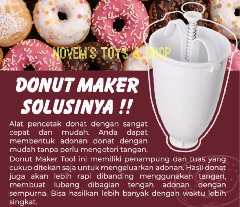 Jual DROP DONUT MAKER TOOL / MEMBUAT DONUT DALAM HITUNGAN DETIK di ...