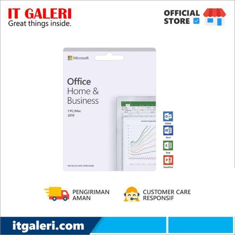 Jual Software Microsoft Office Home & Business 2019 2021 Posa Card Ohb ...