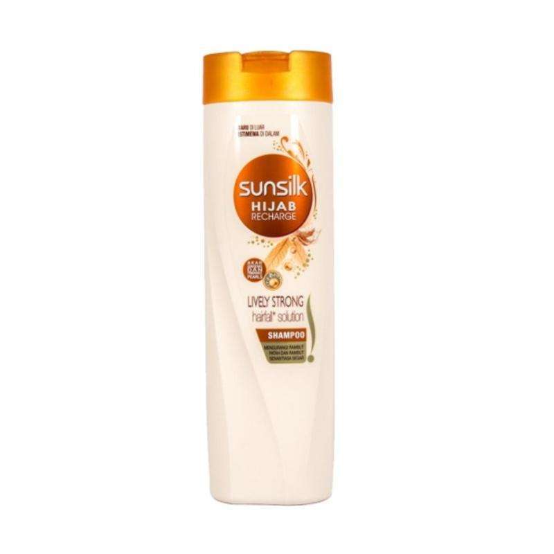 Jual SUNSILK Hijab Refresh & Hairfall Solution Shampoo [70 mL] orange ...