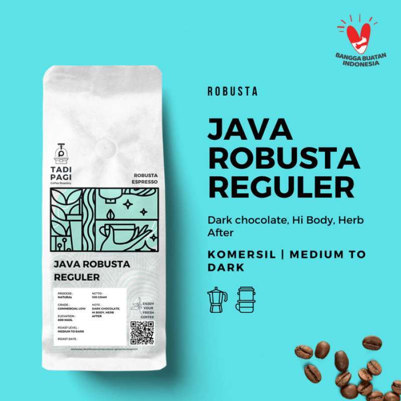 Promo Java Robusta 1 kg - Biji Kopi Roast Bean Coffee Diskon 12% di Seller Tadi Pagi Coffee ...