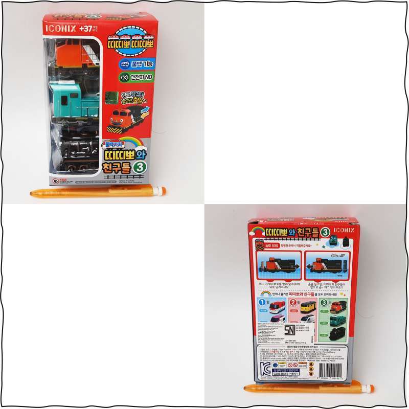 Promo Iconix Titipo The Little Train Pullback Train Steam Setter Manny ...