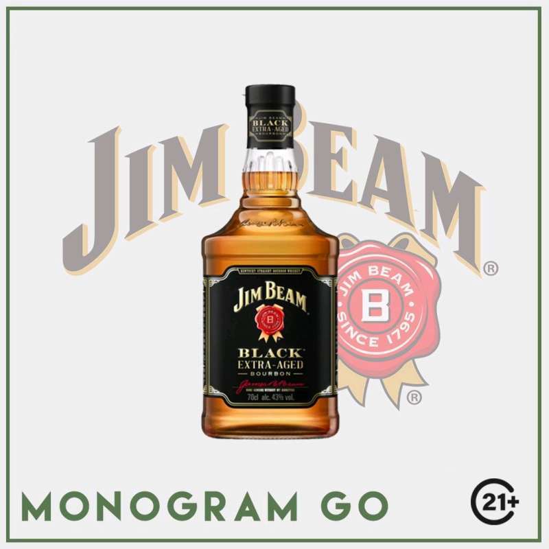 Jual Jim Beam Black Extra Aged Bourbon Whisky 700ml di Seller MONOGRAM ...