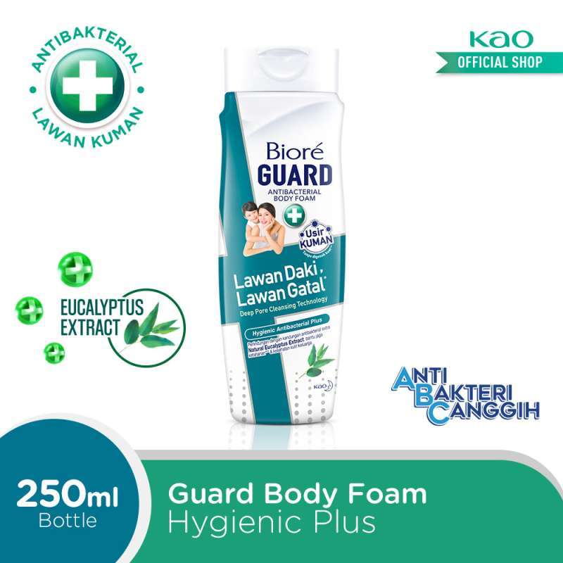 Jual Biore Guard Sabun Mandi Hygienic Antibacterial Plus Bottle 250mL ...