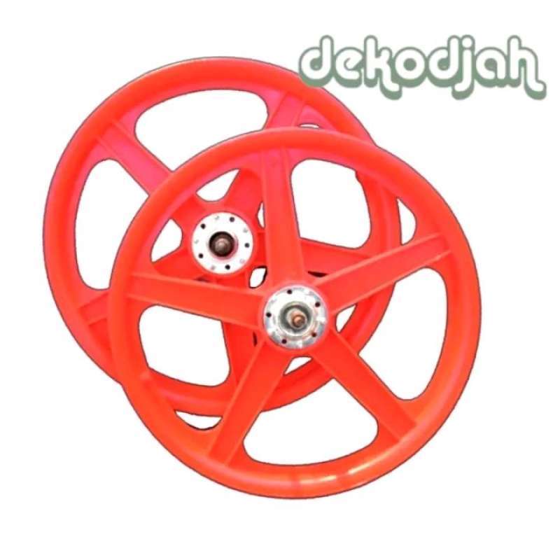 Jual VELG RACING VELG BINTANG SEPEDA PALANG LURUS UKURAN 20 1 SET DEPAN ...