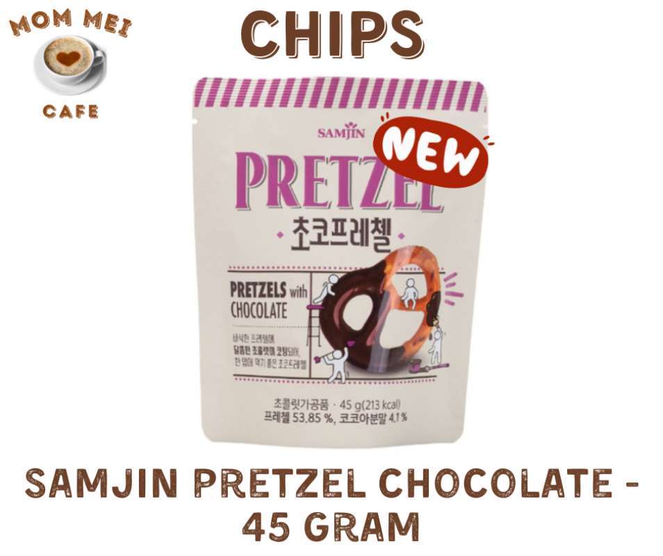 Jual Keripik SAMJIN PRETZEL CHOCOLATE di Seller Mom Mei Cafe ...