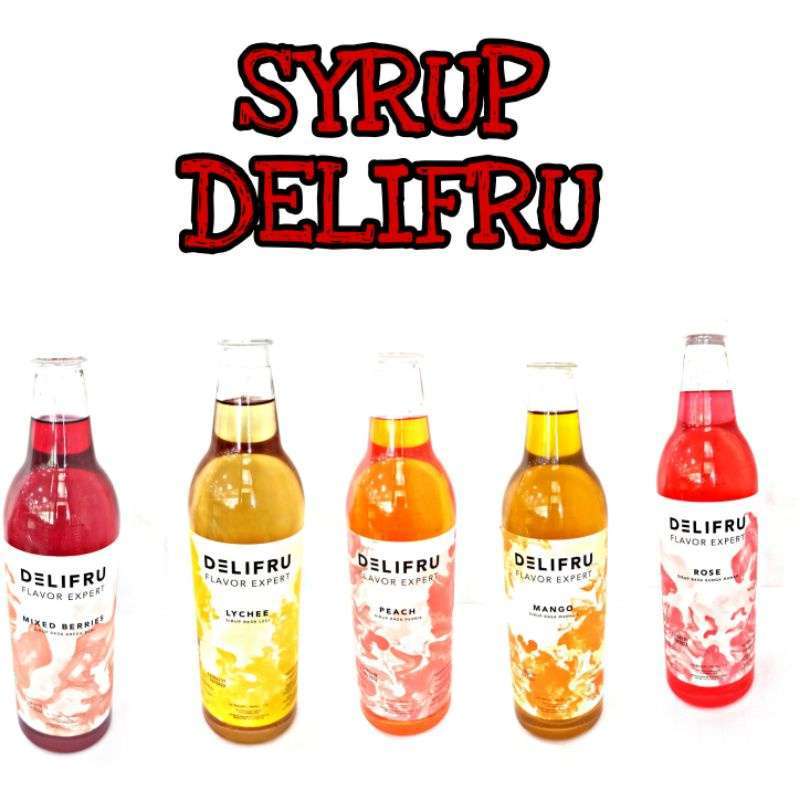 Jual SYRUP DELIFRU 1LT sirup rasa buah flavor expert di Seller ...