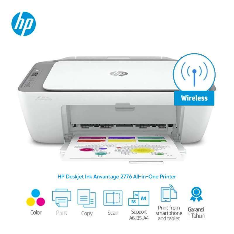 Promo Hp 2776 Deskjet Ink Advantage All-in-one Printer (print-copy-scan ...