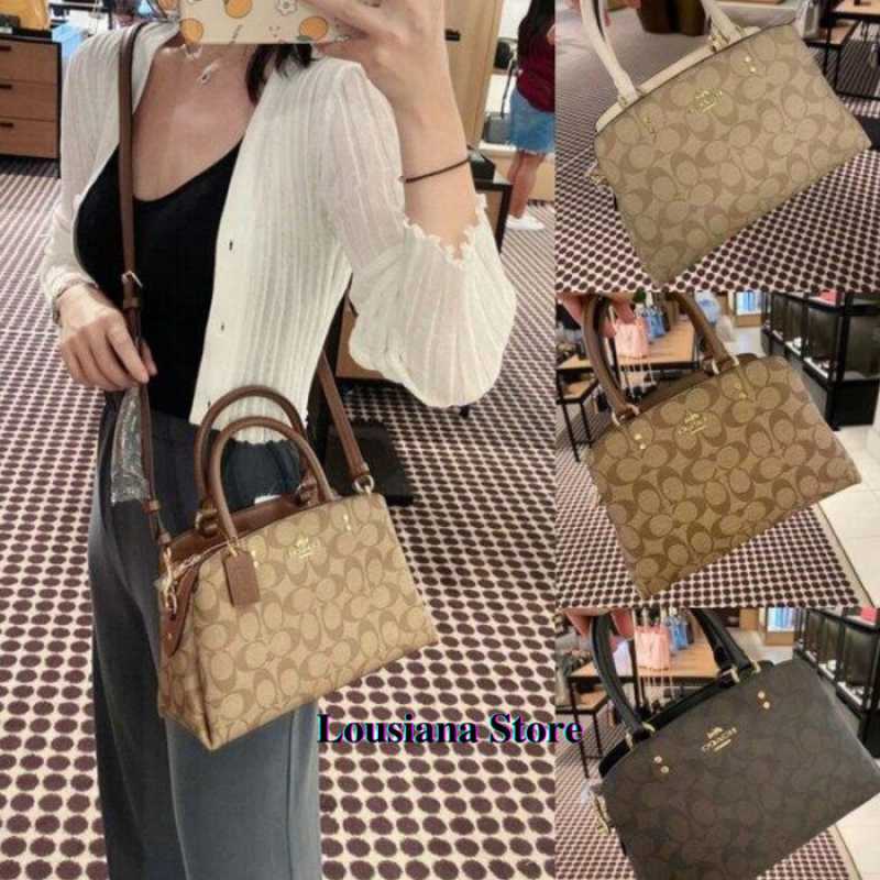 Jual Tas Coach Mini Lillie Carryall In Signature Canvas Di Seller ...