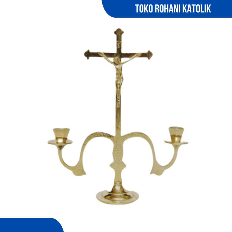 Jual SALIB DUDUK CHANDELIER / SALIB MEJA KATOLIK / SALIB YESUS / SALIB ...