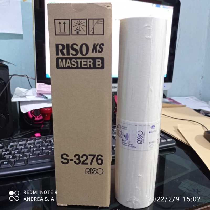 Promo Master Riso Original Type Ks Ukuran B4 Diskon 12% Di Seller Multitech Global Solusi ...
