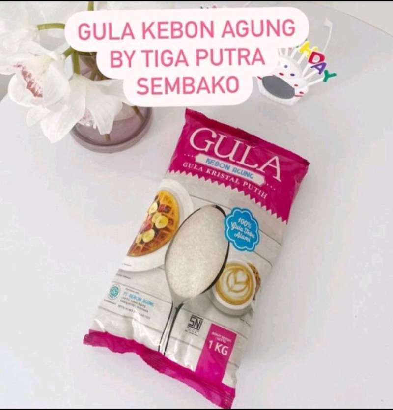 Jual gula kebon agung (KBA pink) 1kg, total 10 bungkus ( 10 kg ) di ...