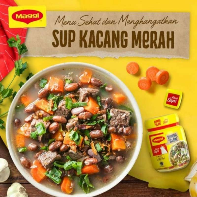 Jual Maggi Bumbu Blok Penyedap Masakan Rasa Sapi Jar 100 Gr (kemasan ...