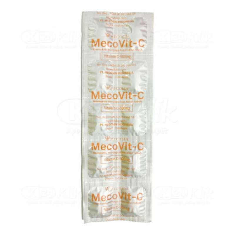 Jual Mecovit-c 500 Mg Strip 10 Kaplet Di Seller Apotek Mose Airlangga ...