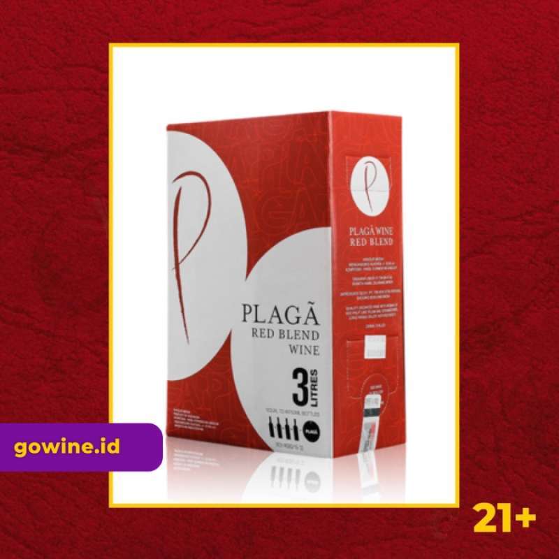 Jual Plaga Wine Red Cask Blend 3L Red Wine di Seller Gowine.id ...