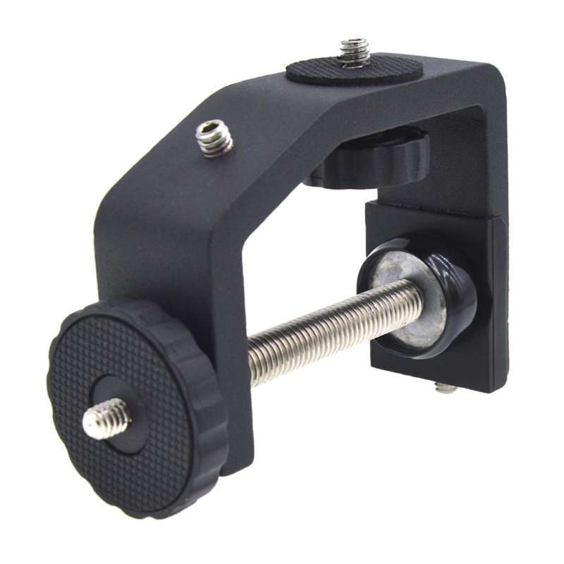Jual C-type Clamp Clip Bracket With 1/4' Screw For Camera Flash Speed ...