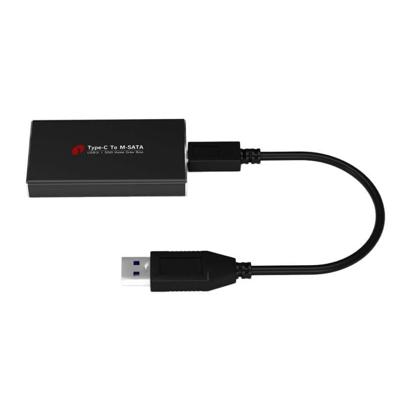Jual LED Indicator MSATA SSD Dirve Enlcosure USB 3.1 Type C Fits for ...