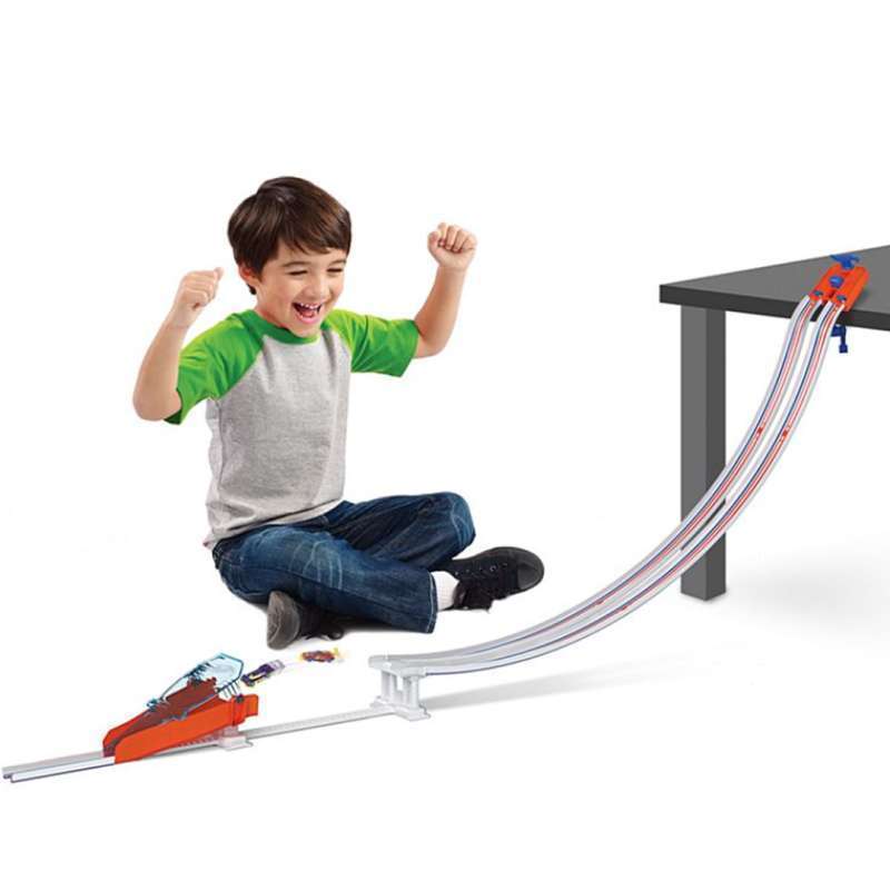Promo Hot Wheels Drop Race Jump Track Set Original Gjl15 Diskon 25% Di ...