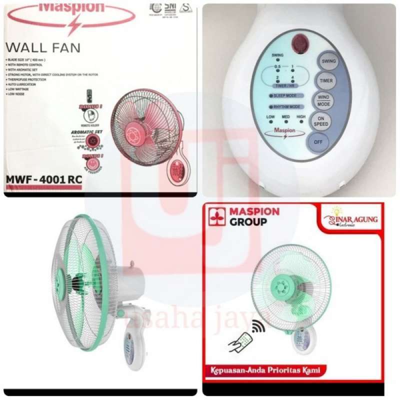 Jual Wall Maspion Remot 16 In 4001 Rc Kipas Dinding Remot di Seller ... Jual Wall Maspion Remot 16 In 4001 Rc Kipas Dinding Remot di Seller ...