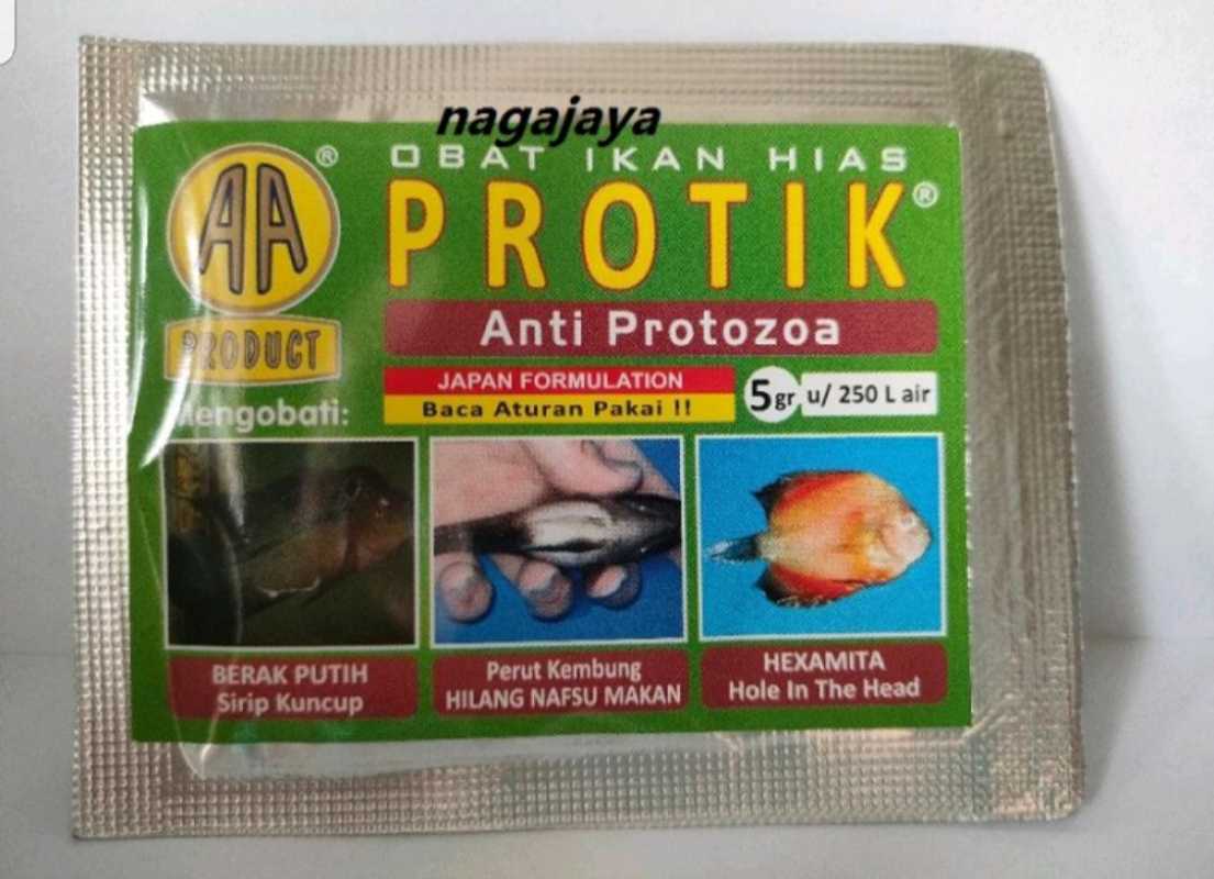 Promo Protik anti protozoa obat ikan hias 5 gr obat semua jenis ikan hias Diskon 26% di Seller ...