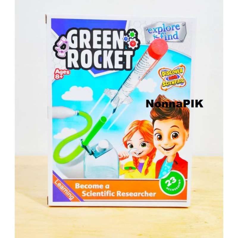 Jual Mainan Anak Green Rocket | Edukasi Sains Eksperimen di Seller ...