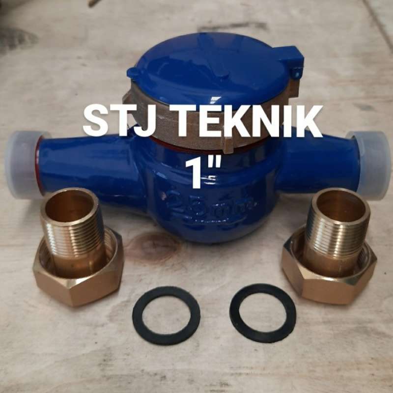Jual Water Meter 1 inch // Meteran Air Ukuran 1 inch Drat Kuningan di ...