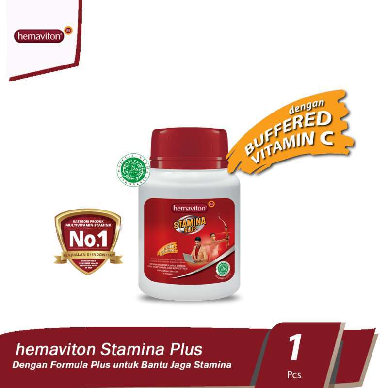 Promo Hemaviton Stamina Plus Multivitamin Botol [30 Kapsul] Diskon 41% ...