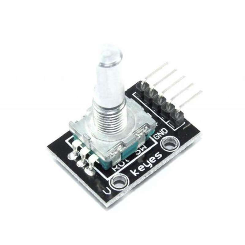 Jual 6pcs Rotary Encoder Brick Sensor 20 Pulse Circle Board For Ky-040 ...