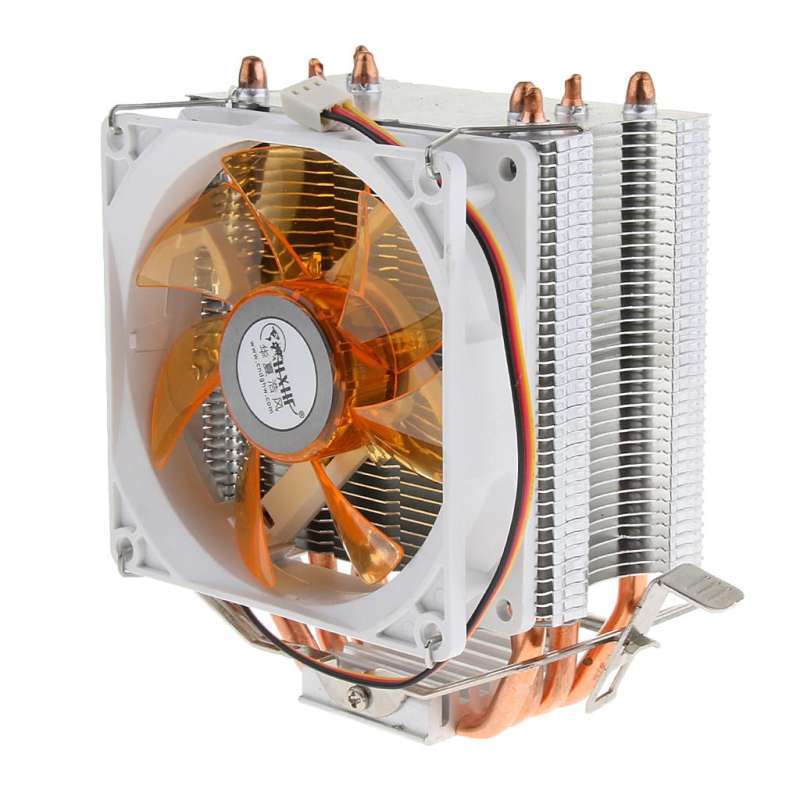 Promo 9cm Cooling Fan CPU Cooler 4 Copper Pipes 2500RPM for AMD AM3/AM3 ...