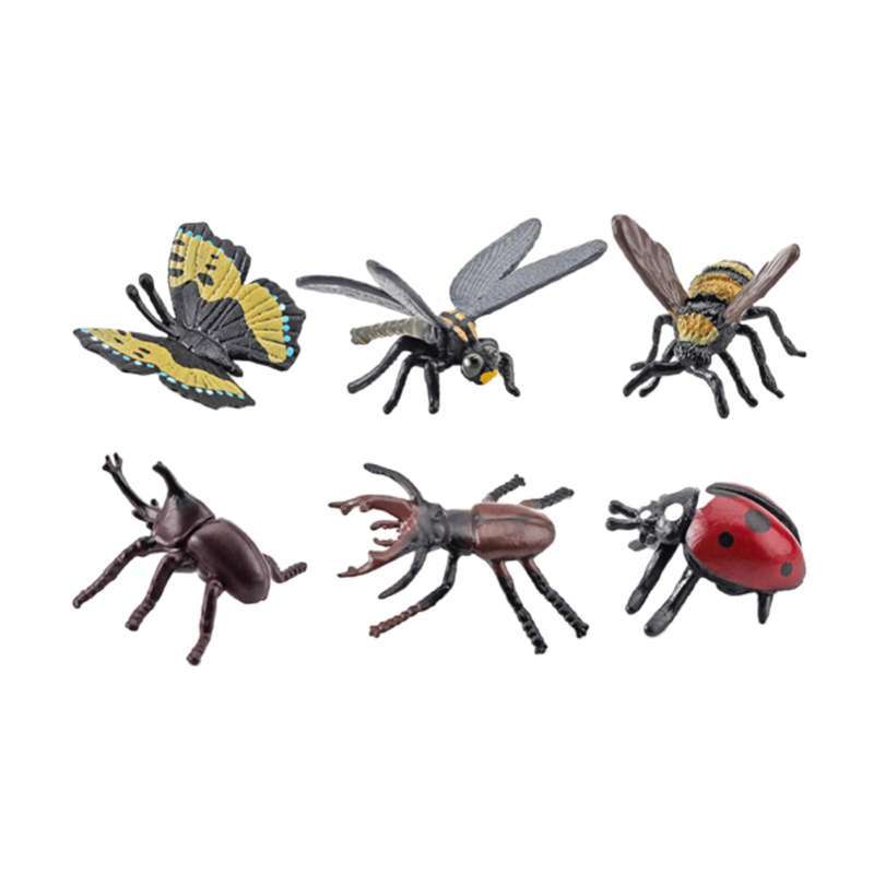 Jual 6 Pieces Insect Model Supplies Insect Toy for Classrooms Activity ...