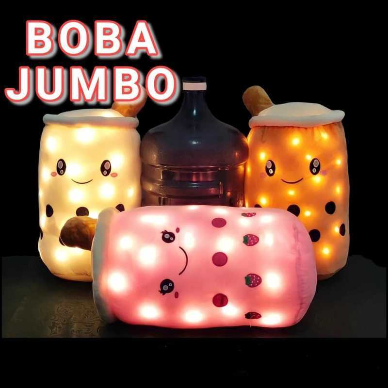 Promo Boneka boba super jumbo LED BOBA BROWN SUGAR/boneka boba jumbo ...