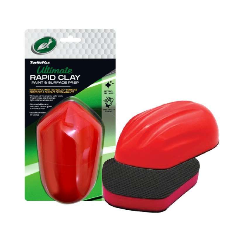 Promo Turtle Wax Ultimate Rapid Clay Paint & Surface Prep Spons Cuci ...