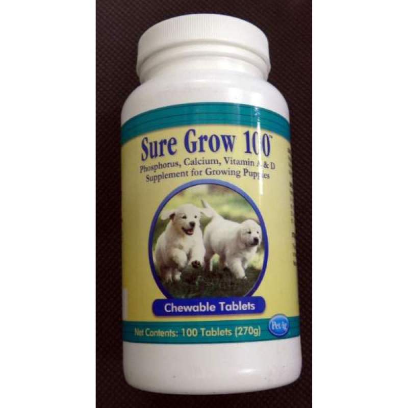 Jual vitamin calsium anjing sure grow 100tab FREE ONGKIR di Seller ...