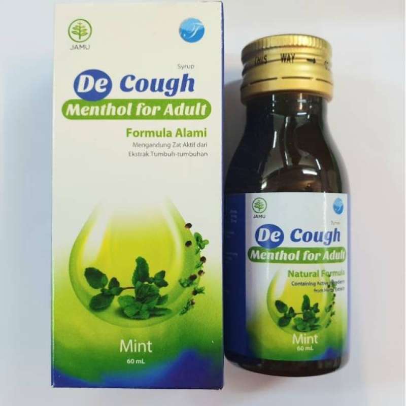 Promo DE COUGH DECOUGH SIRUP DEWASA RASA MINT DAN JAHE 60ML OBAT BATUK ...
