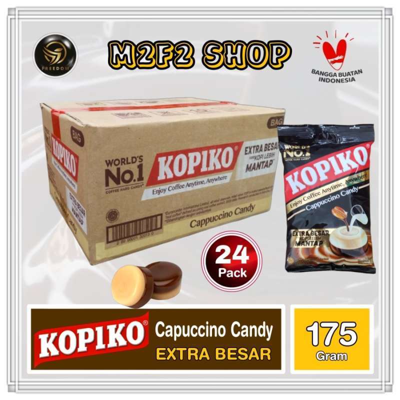 Promo Permen Kopiko Cappuccino Candy Extra Besar - 175 gr (Kemasan ...