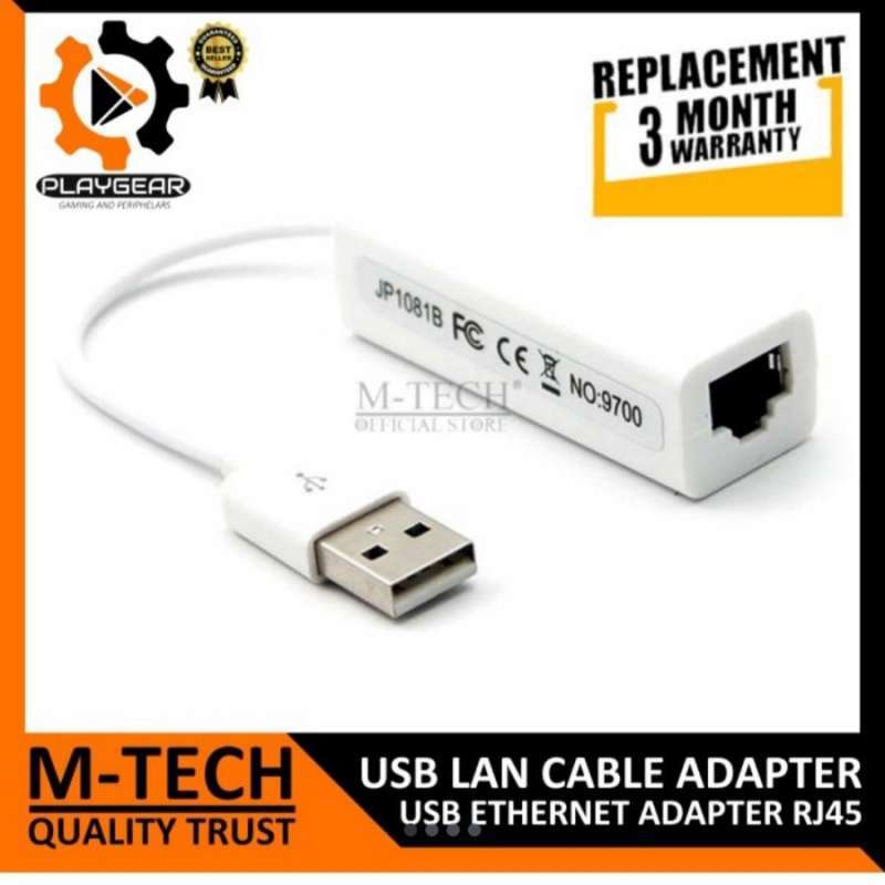 Jual Usb Lan Cable Card Adaptor Usb Ethernet adaptor RJ45 M-Tech ...