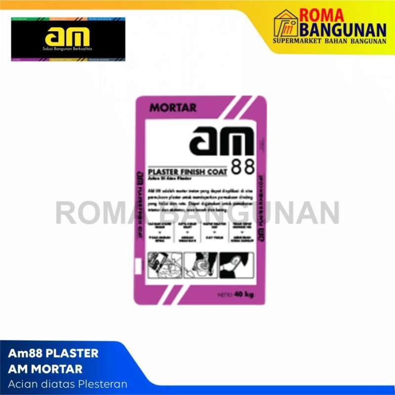 Jual Semen Mortar Acian Di Atas Plesteran Am88 / Am 88 Di Seller Roma ...