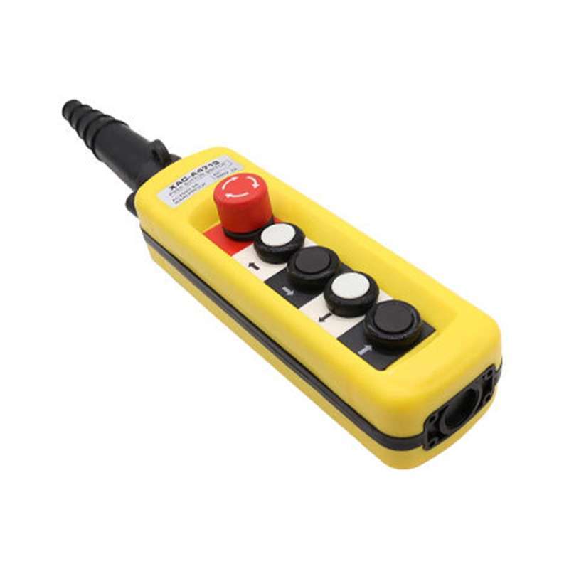 Promo Rain Proof Hoist Push Button Switch Durable up Down Switch Control Station IP65 Clear ...