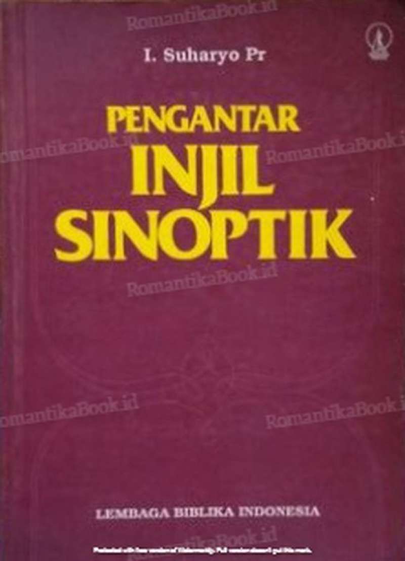 Promo Pengantar Injil Sinoptik - Ignatius Suharyo, Pr. - Kanisius ...