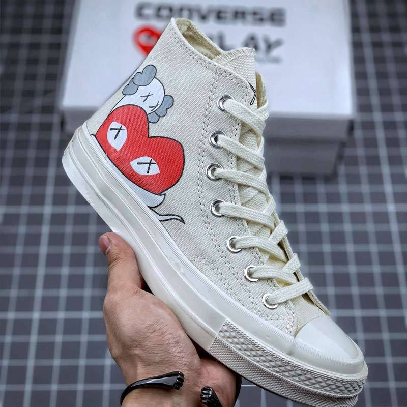 Jual Converse CDG Kaws 1970s Canvas Shoes - 44 White di Seller K2 ...