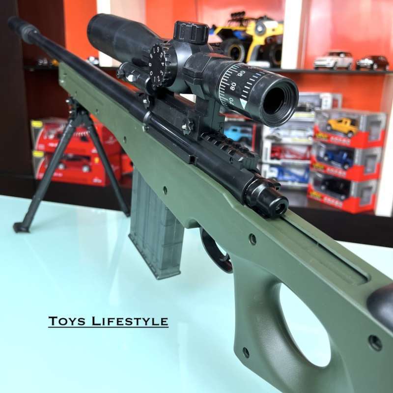 Promo Mainan Tembakan Eva Soft Bullet Awm L96 Shell Ejecting System ...