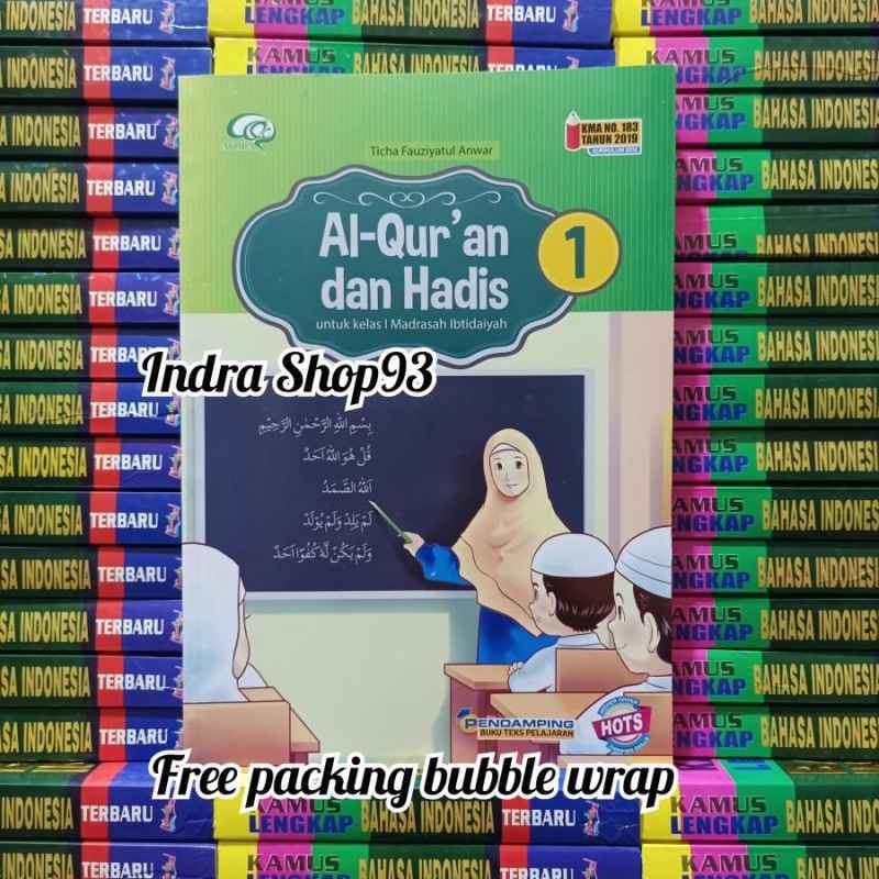 Jual Buku Al-quran Dan Hadis Untuk Kelas 1 Mi Kma 2019 Aqila Hots Di Seller Indra Shop93 ...