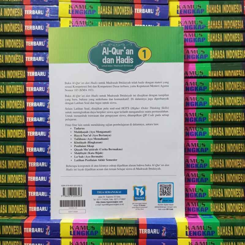 Jual Buku Al-quran Dan Hadis Untuk Kelas 1 Mi Kma 2019 Aqila Hots Di Seller Indra Shop93 ...