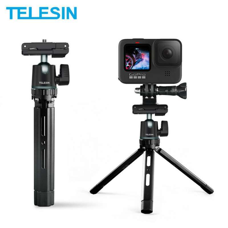 Jual Telesin Tripod Aluminum 360 Degrees Rotary Ballhead With Phone ...